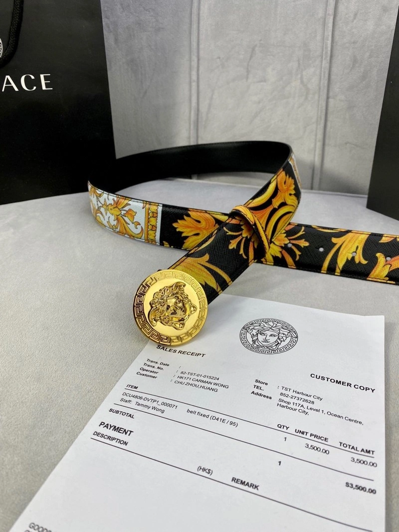 Mirror quality Versace Belts