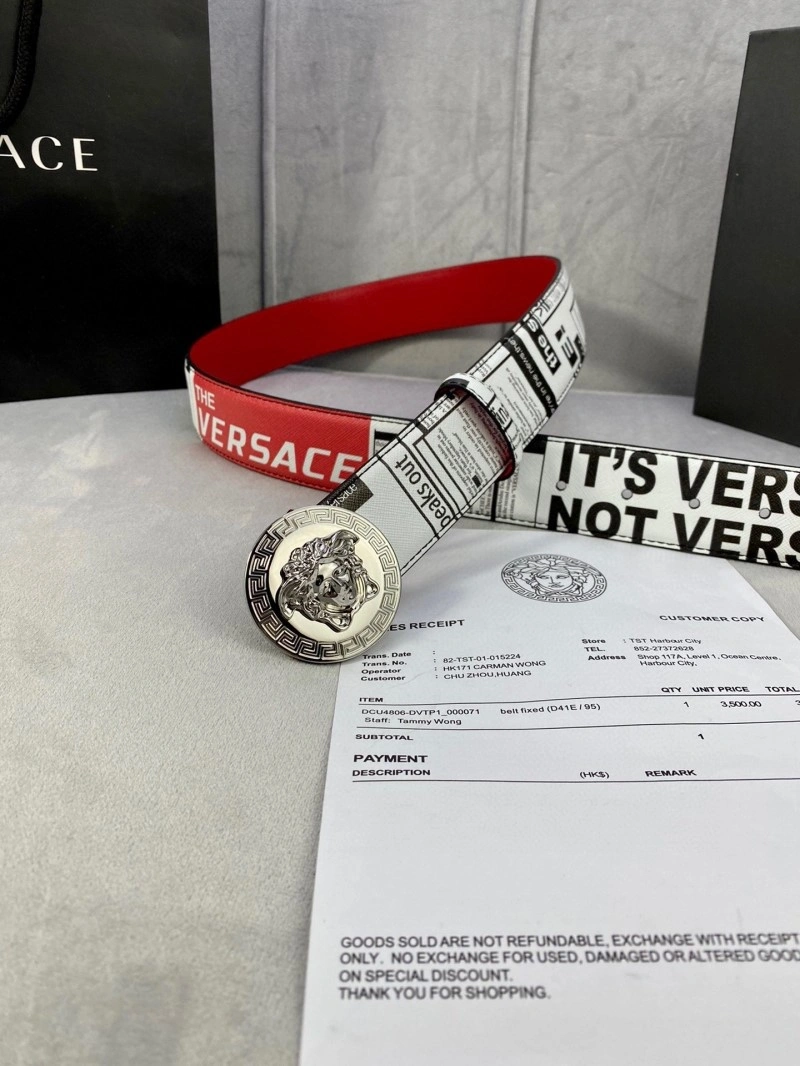 Mirror quality Versace Belts