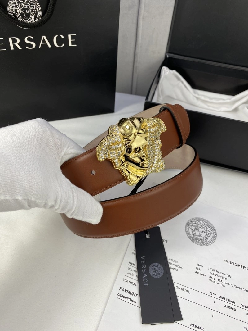 Brand-authenticated Versace Belts
