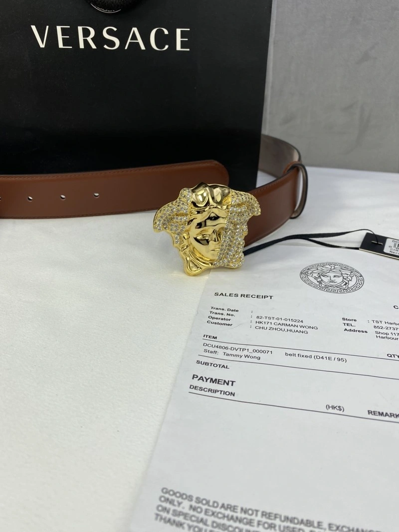 Brand-authenticated Versace Belts
