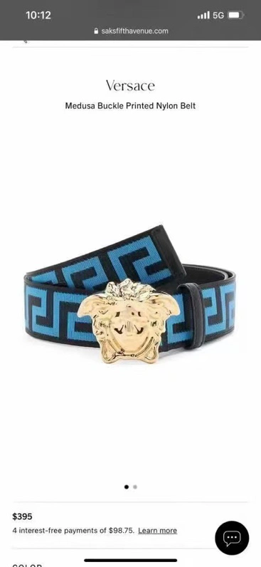 Versace Belts