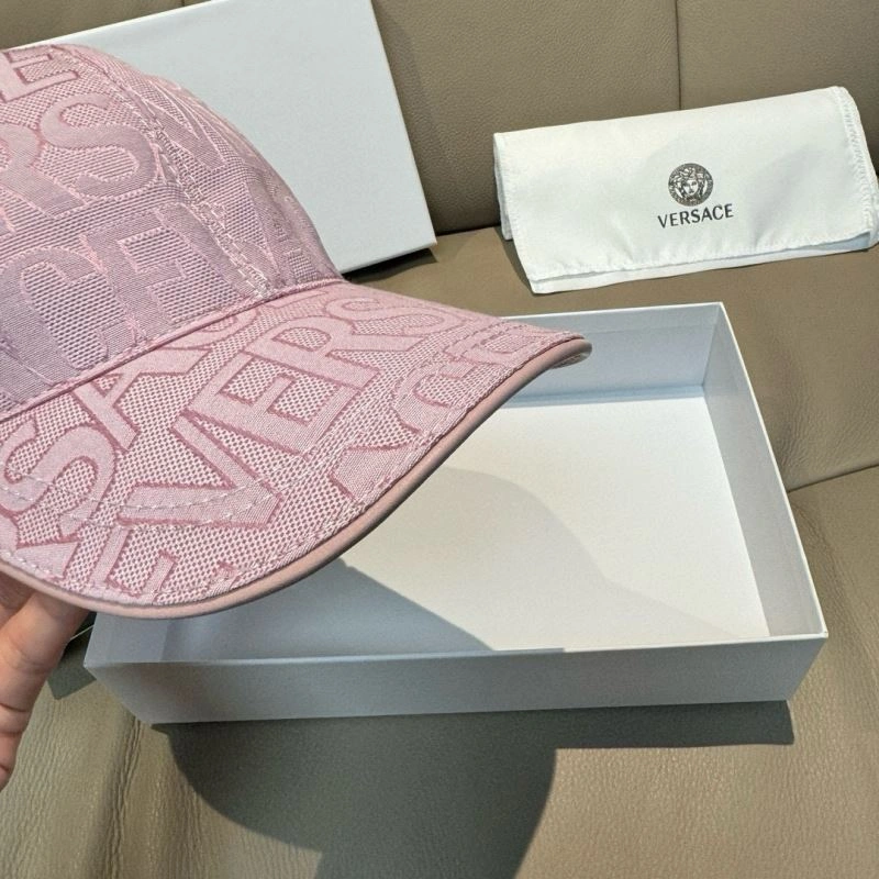 Brand-authenticated Versace Caps