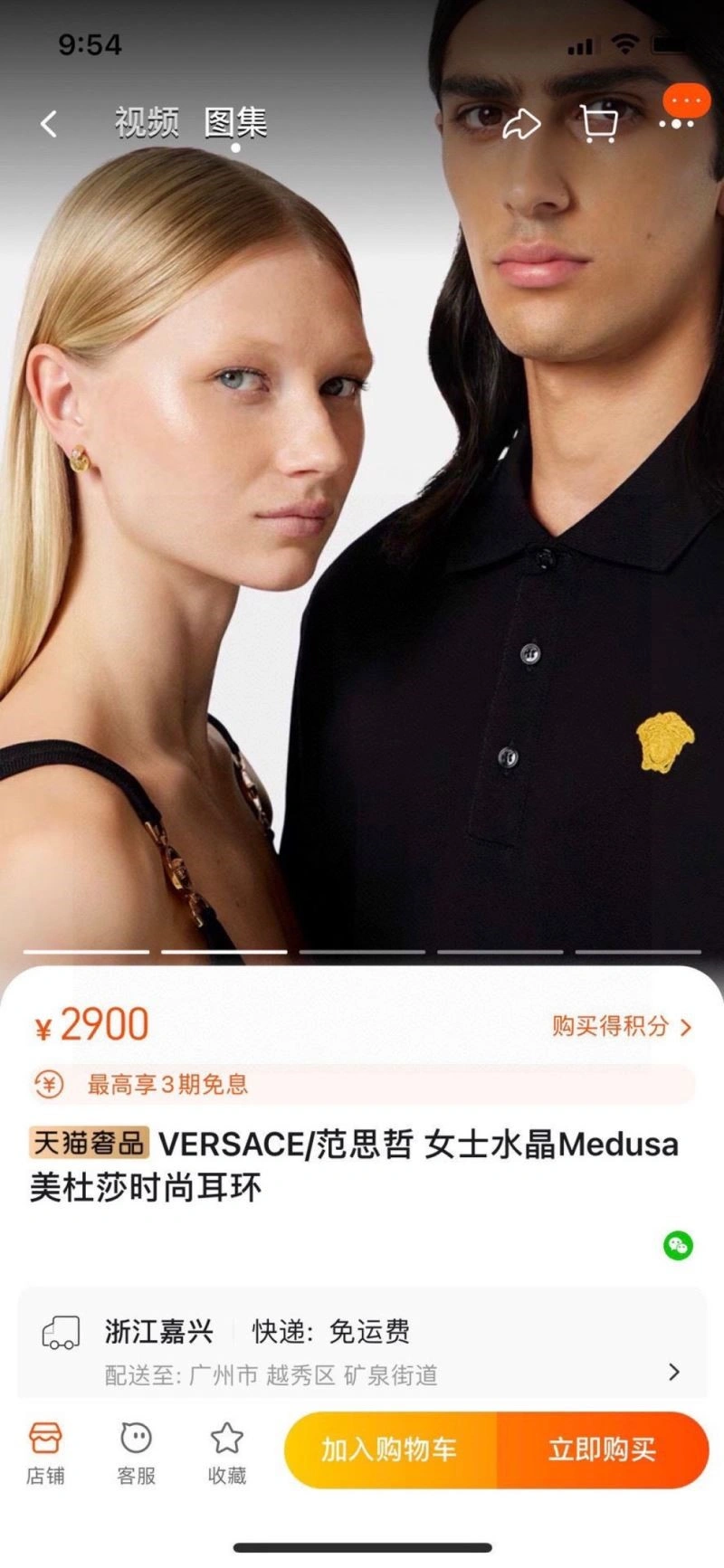 Bargain Versace Earrings