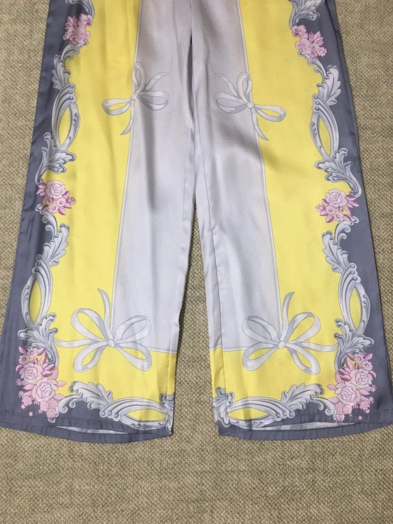 Top mirror Versace Long Pants