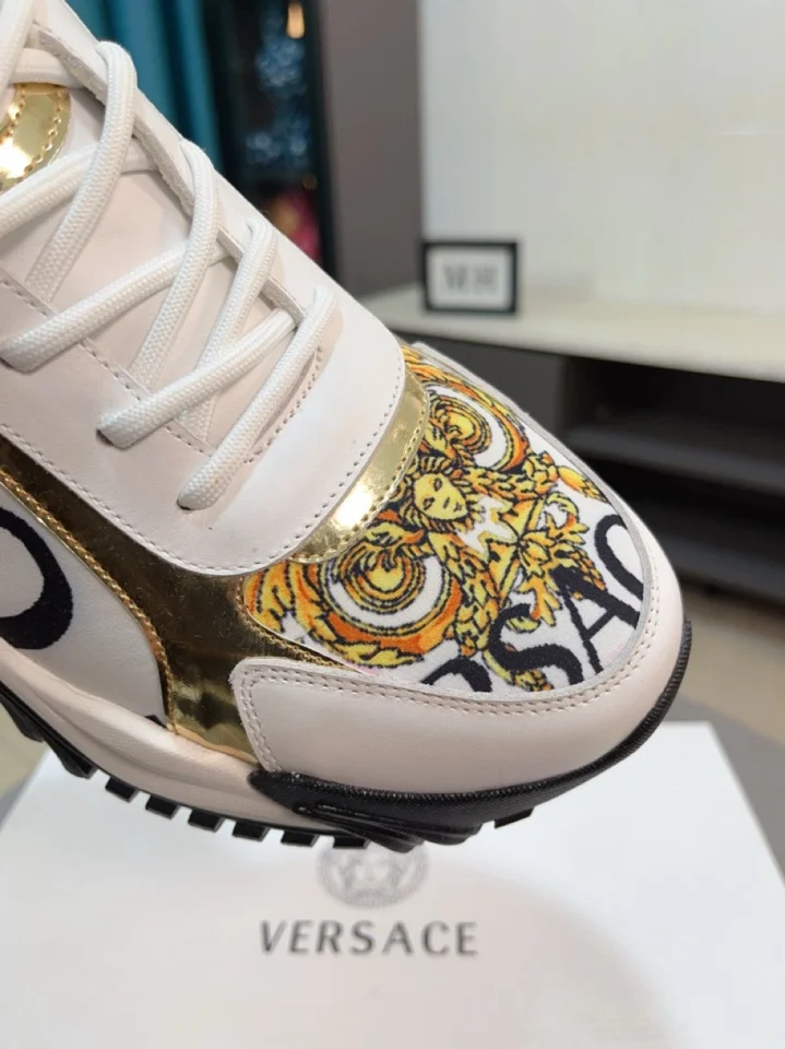 Brand-authenticated Versace Low Shoes
