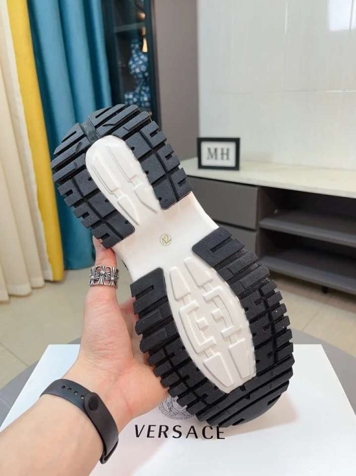 Brand-authenticated Versace Low Shoes