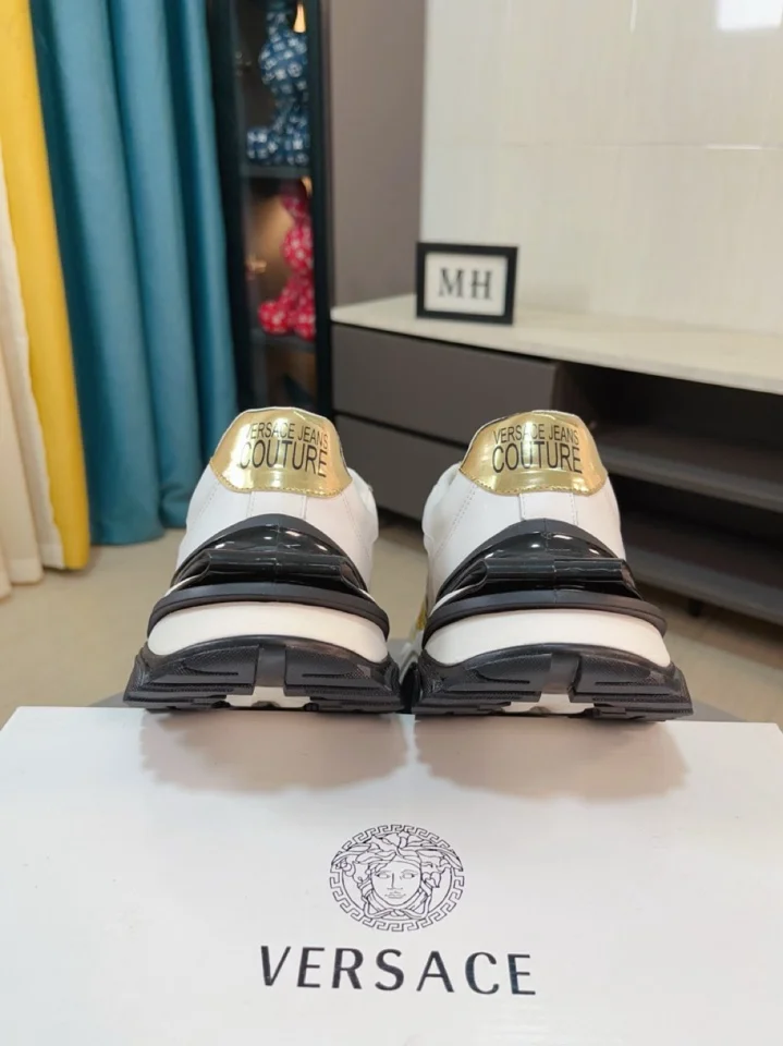 Brand-authenticated Versace Low Shoes