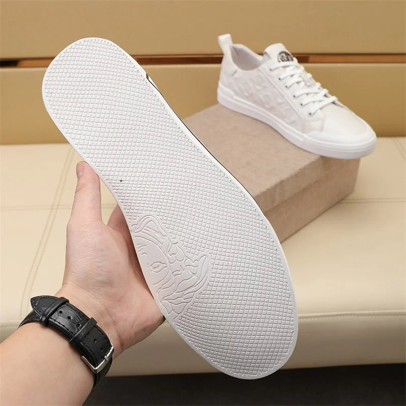 Brand-authenticated Versace Low Shoes