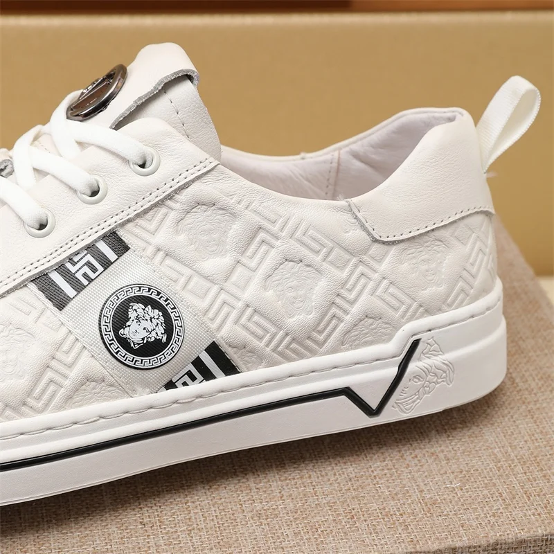 Brand-authenticated Versace Low Shoes