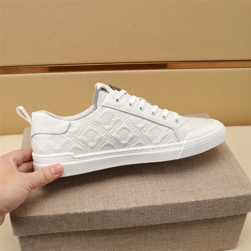 Brand-authenticated Versace Low Shoes