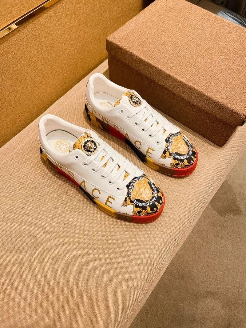 Brand-authenticated Versace Low Shoes