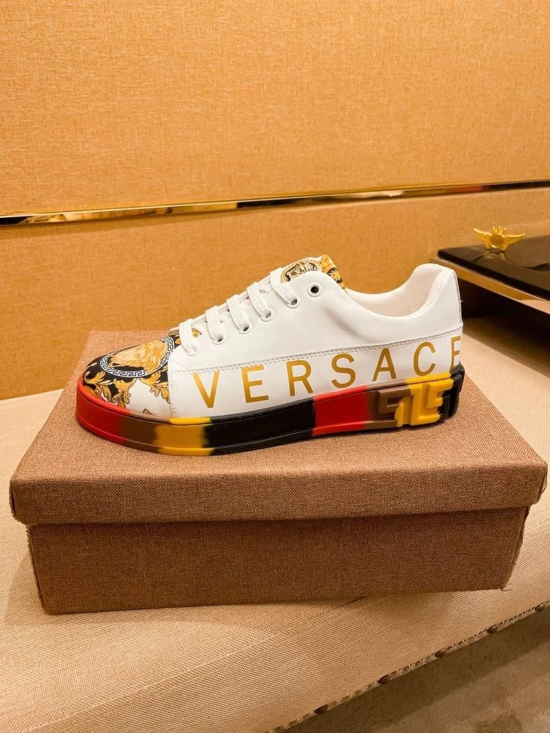 Brand-authenticated Versace Low Shoes