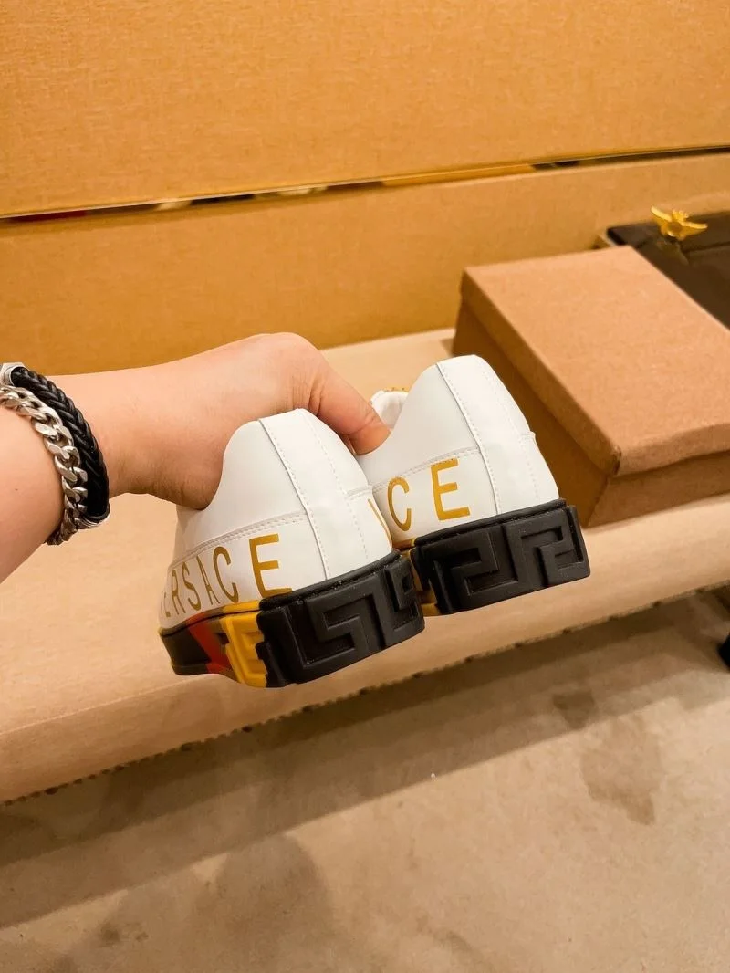 Brand-authenticated Versace Low Shoes
