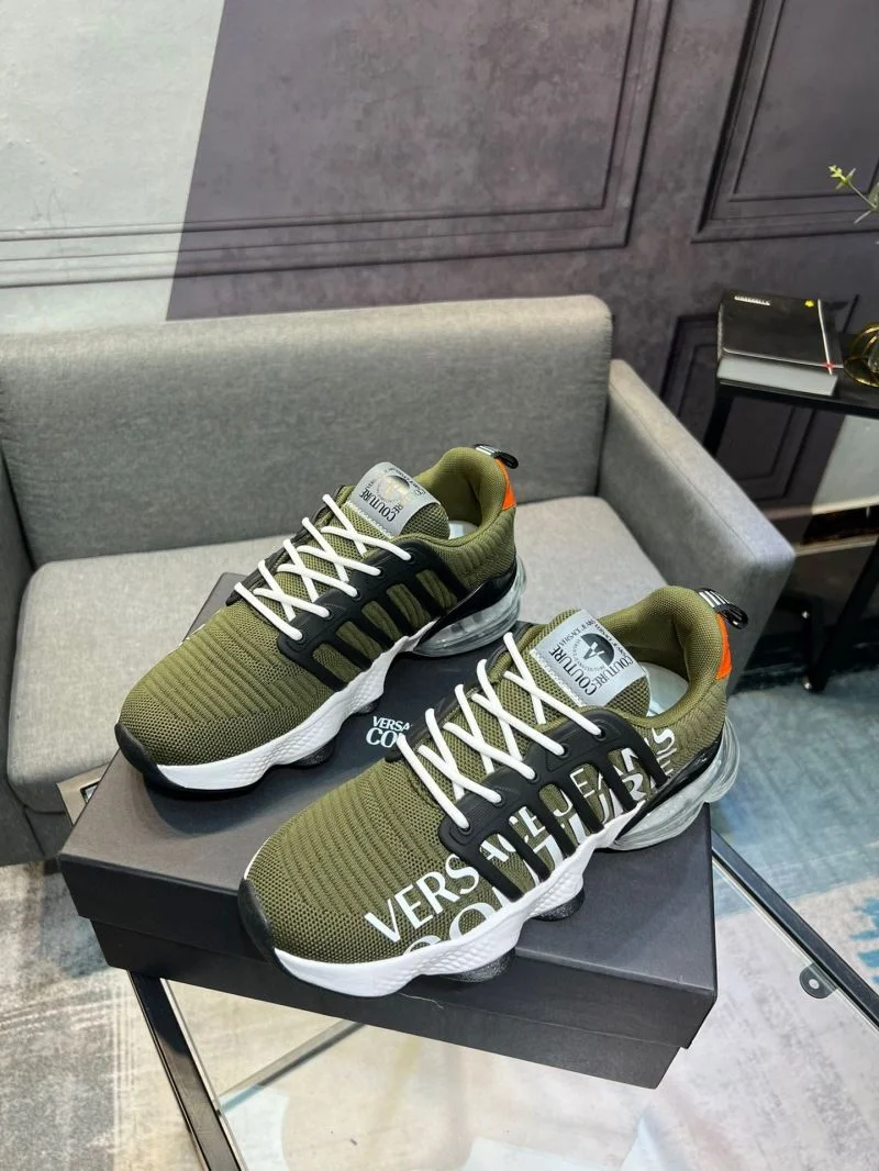 Brand-authenticated Versace Low Shoes