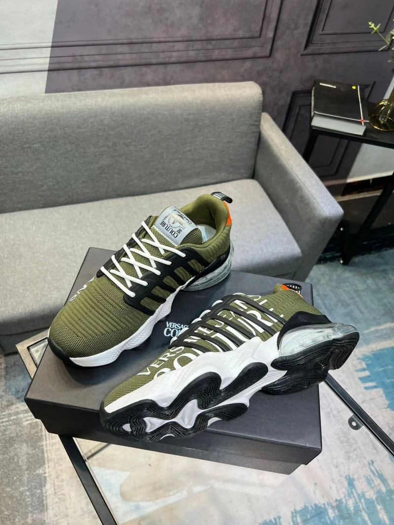 Brand-authenticated Versace Low Shoes