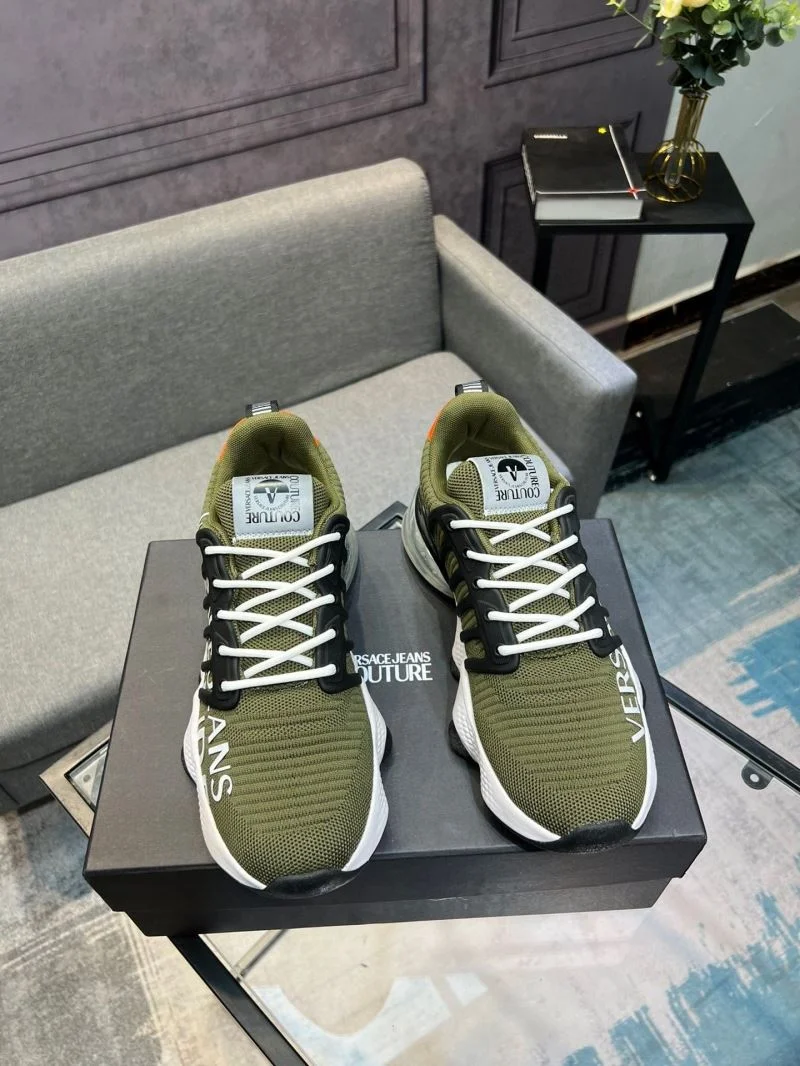 Brand-authenticated Versace Low Shoes