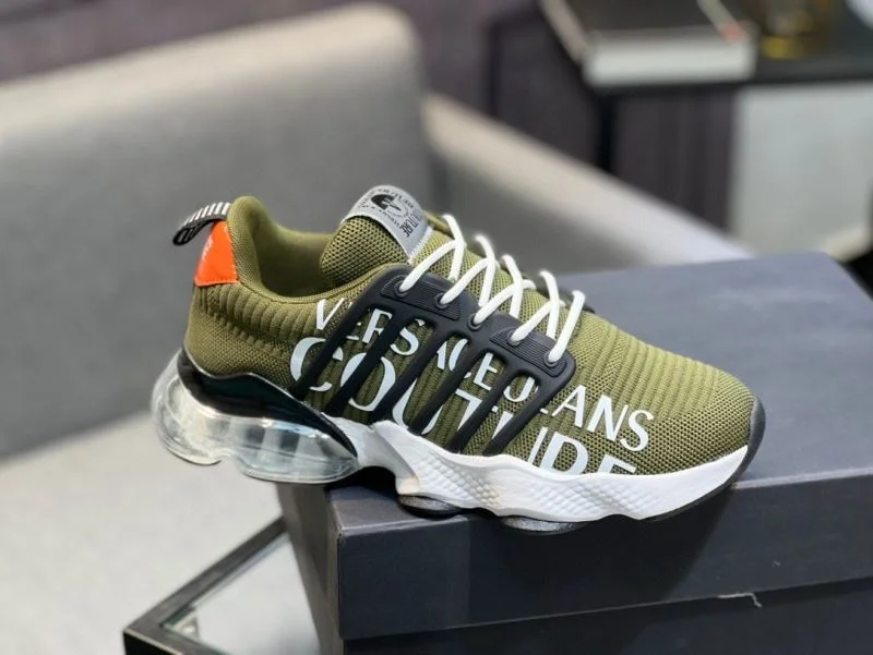 Brand-authenticated Versace Low Shoes