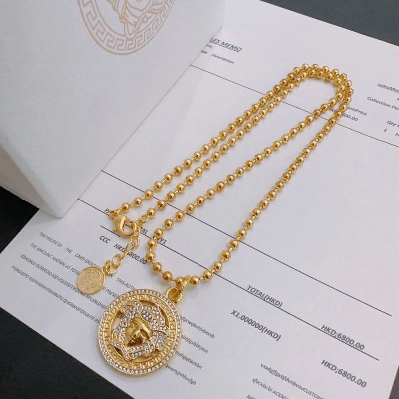 Precise copy Versace Necklaces
