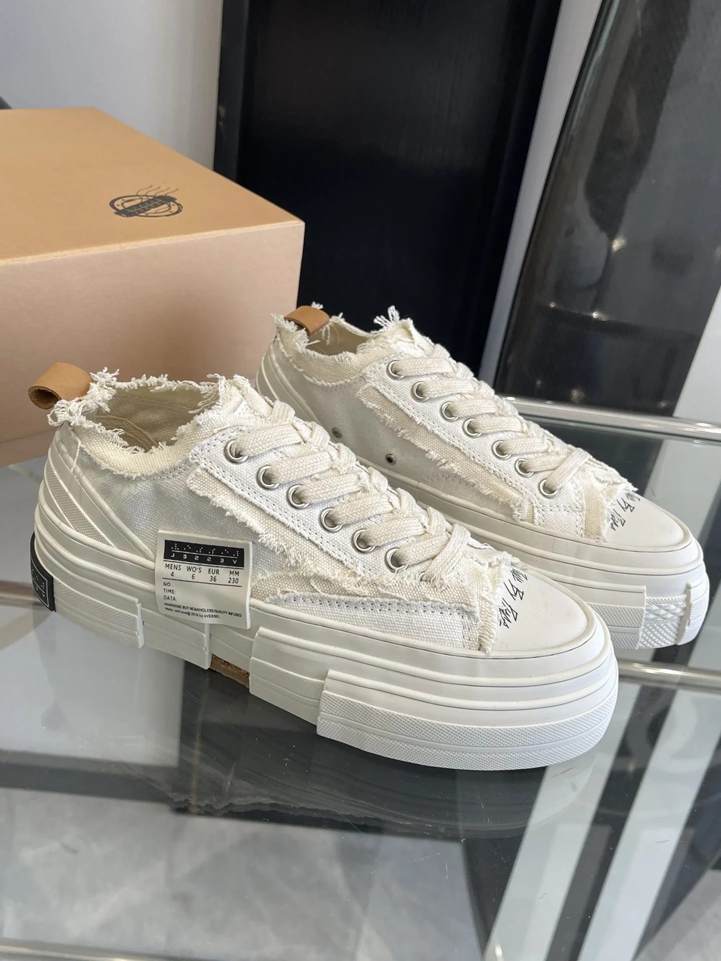 Low-cost Xvessel Shoes
