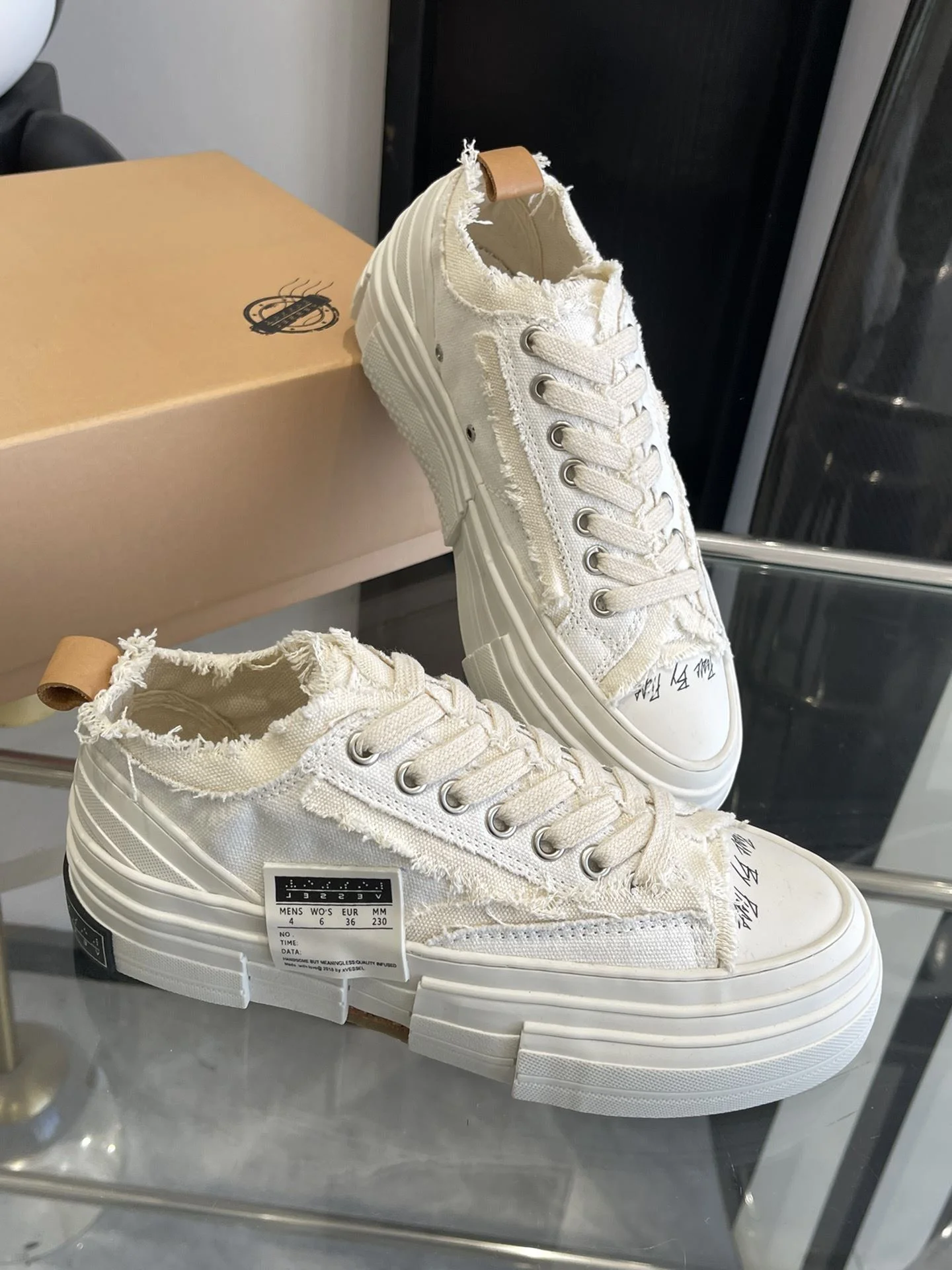 Low-cost Xvessel Shoes