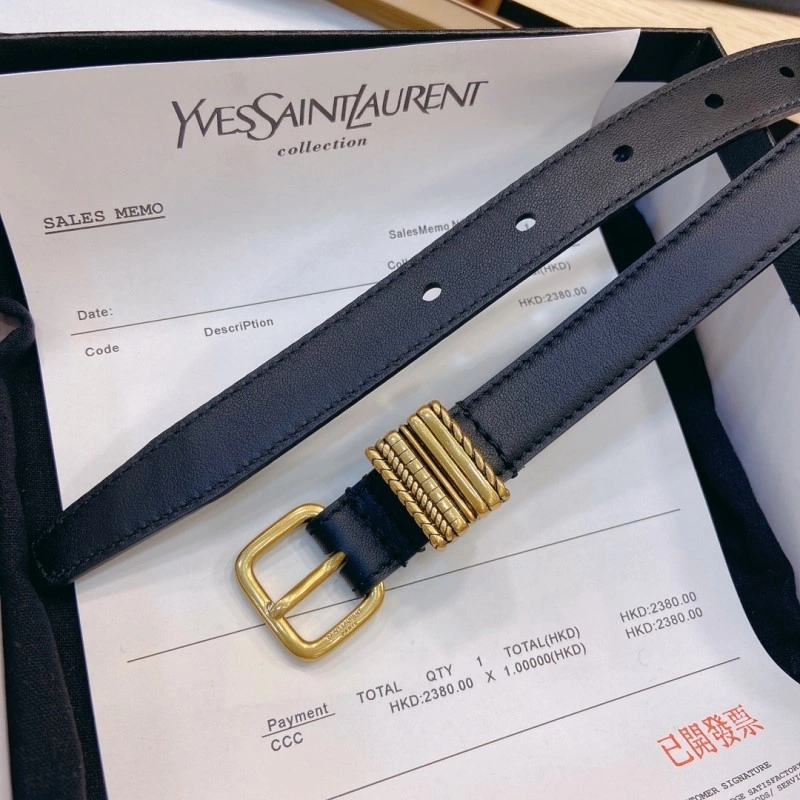 Cut-rate YSL Belts