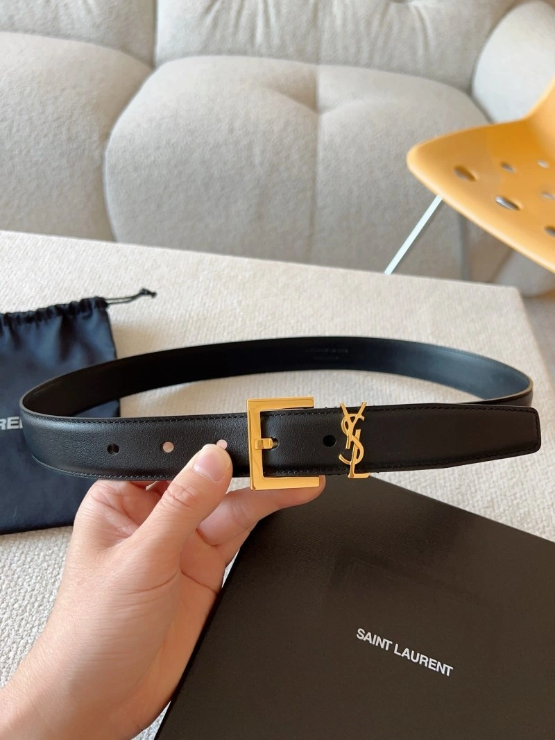 Brand-authenticated YSL Belts