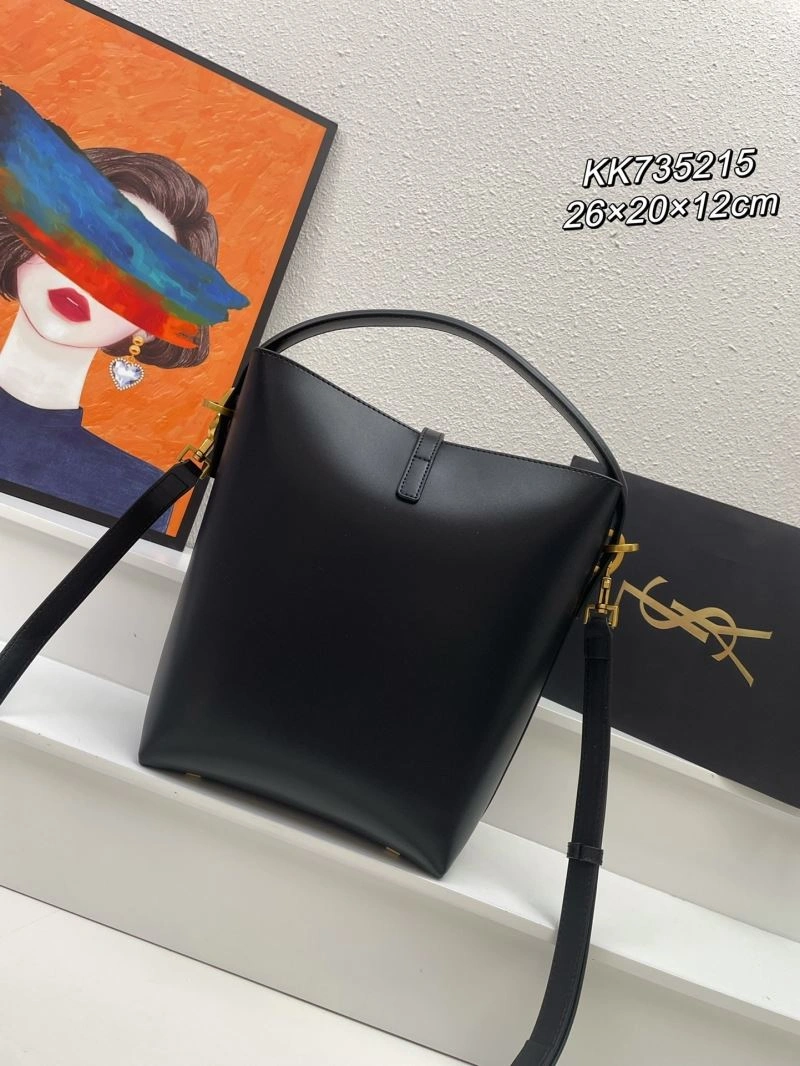 Indistinguishable YSL Bucket Bags