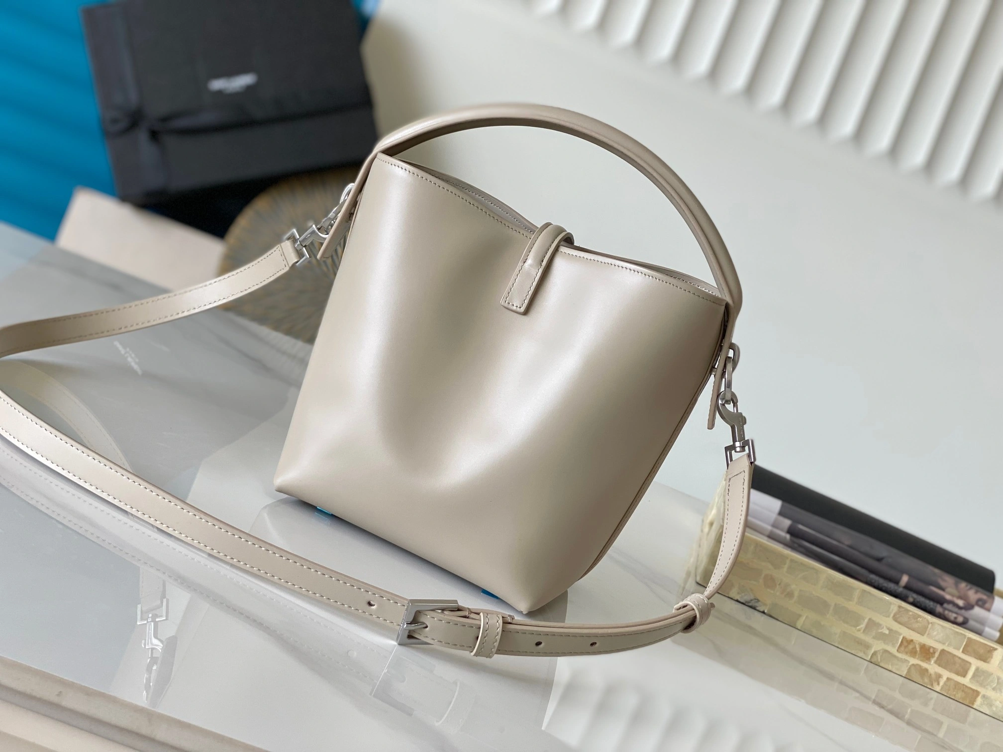 Indistinguishable YSL Bucket Bags