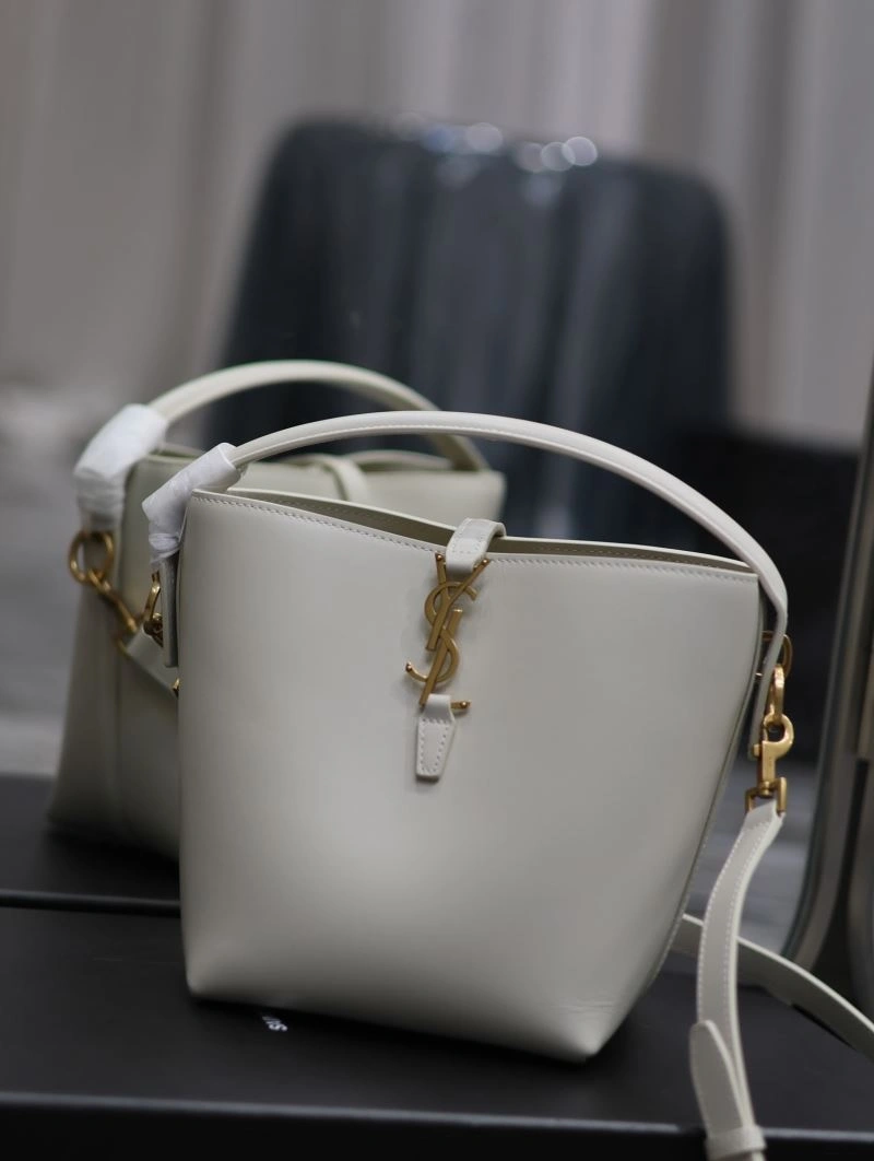 Value-priced YSL Bucket Bags