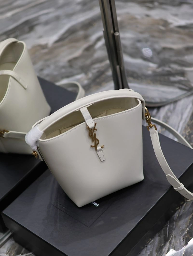 Value-priced YSL Bucket Bags