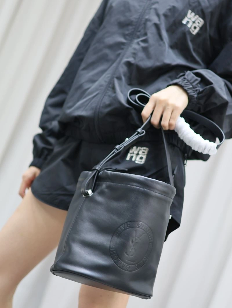 Indistinguishable YSL Bucket Bags