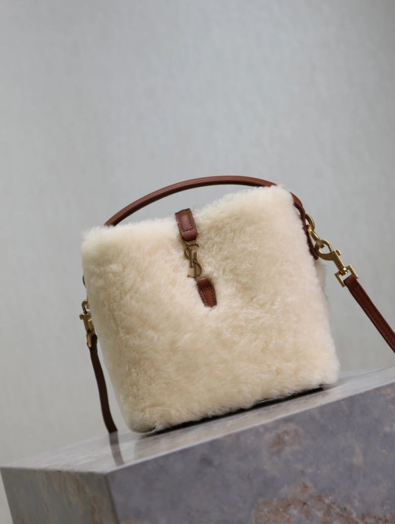 Value-priced YSL Bucket Bags