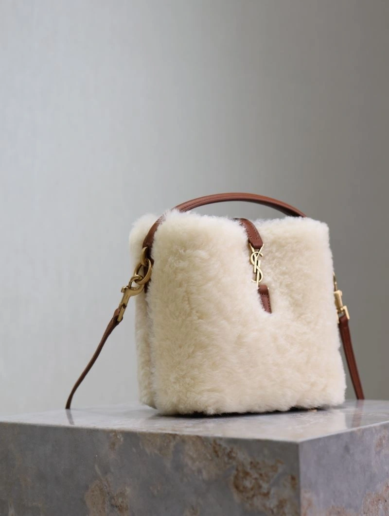 Value-priced YSL Bucket Bags