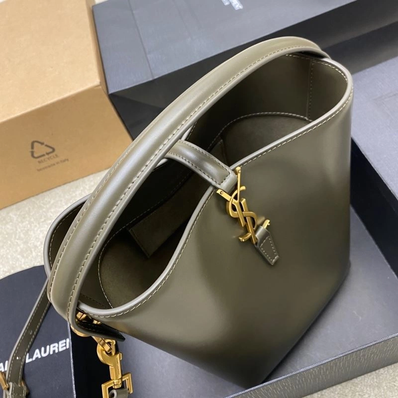Value-priced YSL Bucket Bags