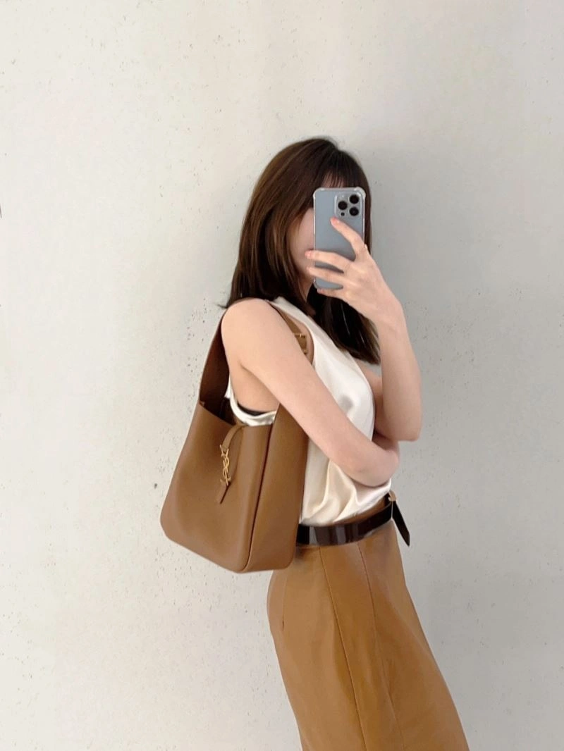 Brand-authenticated YSL Hobo Bags