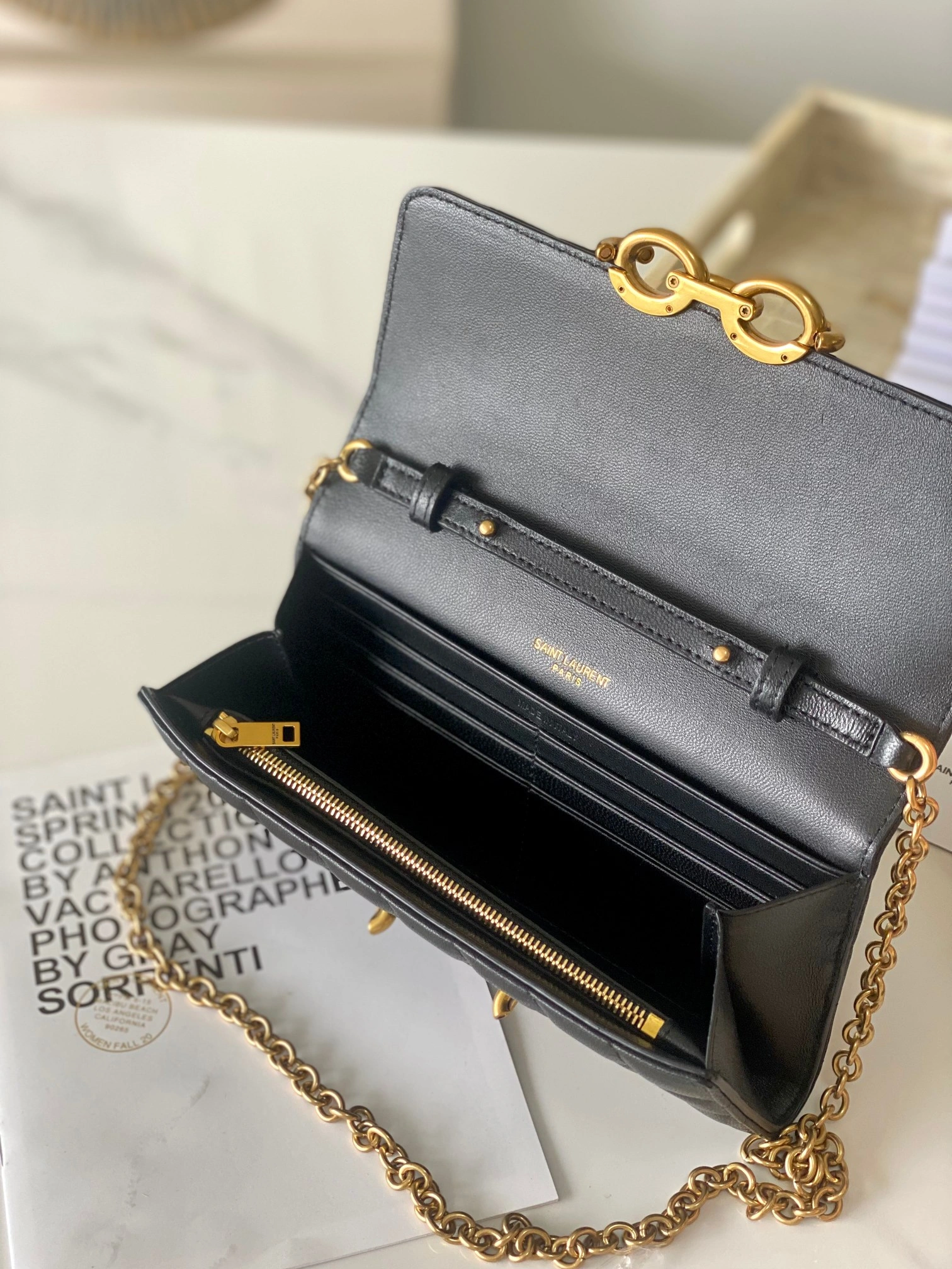 Brand-authenticated YSL Satchel Bags