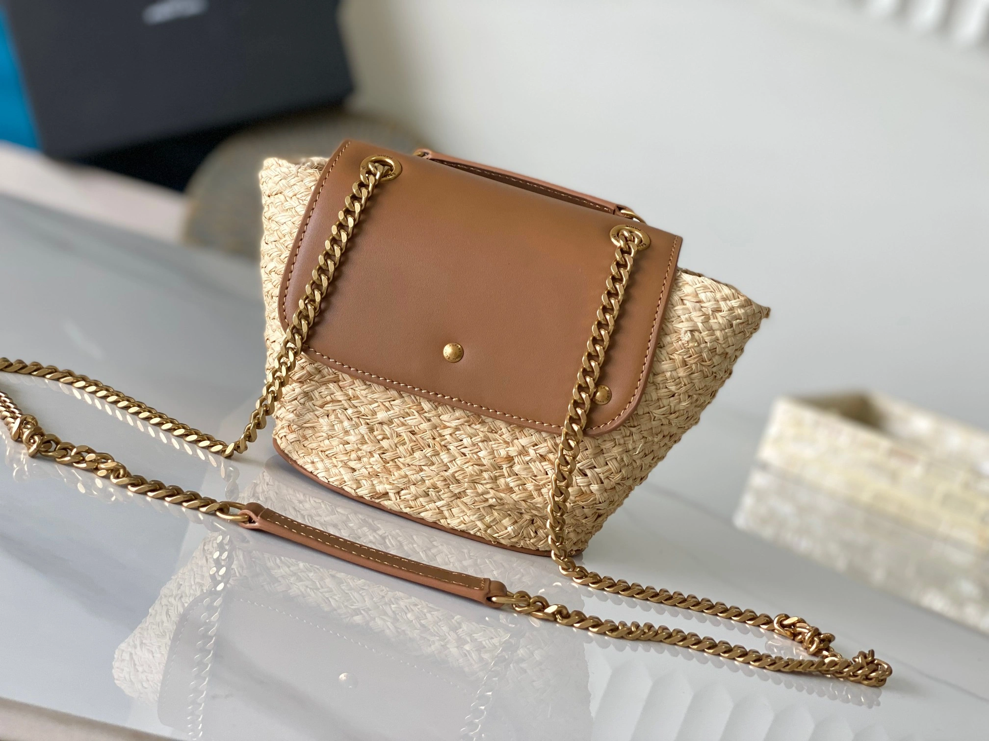 Brand-authenticated YSL Satchel Bags
