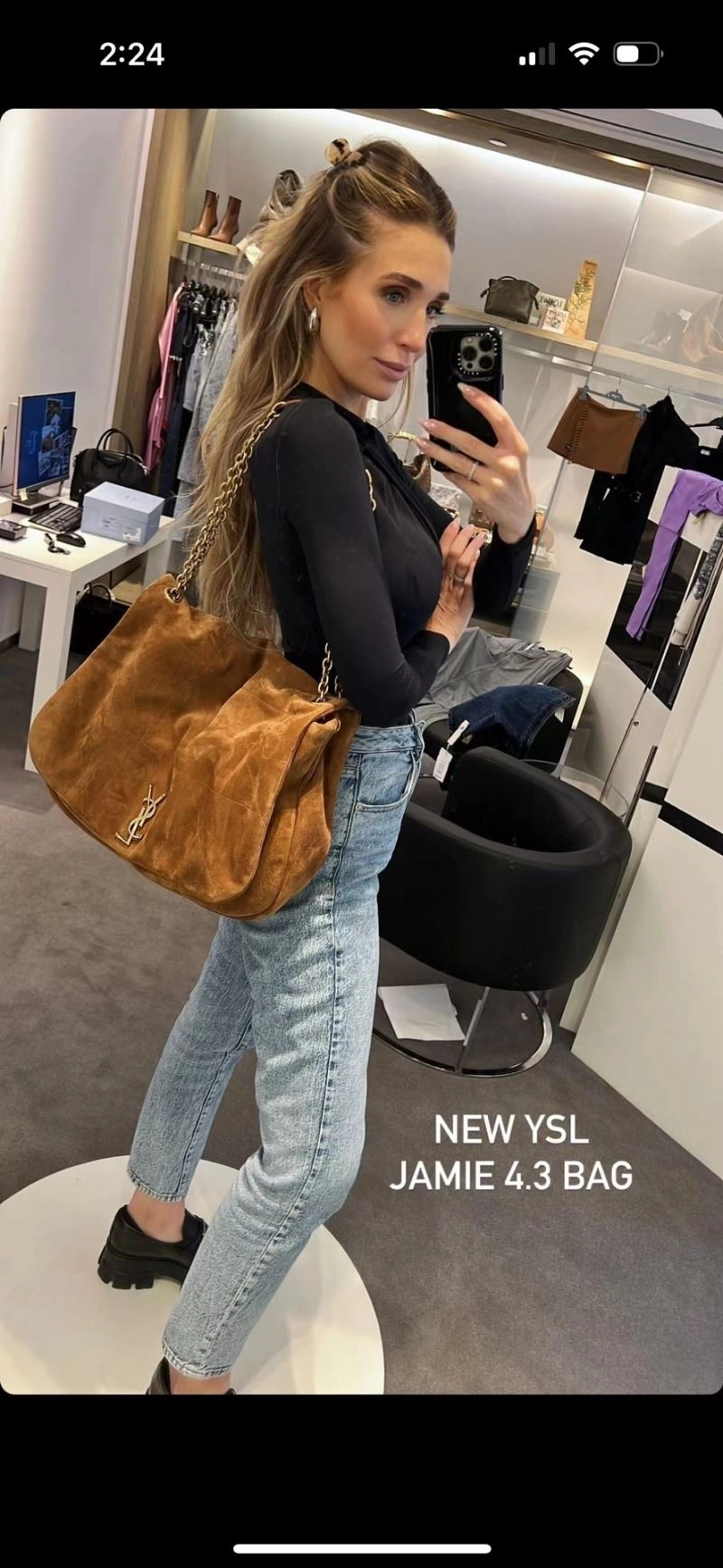 High accuracy YSL Satchel Bags