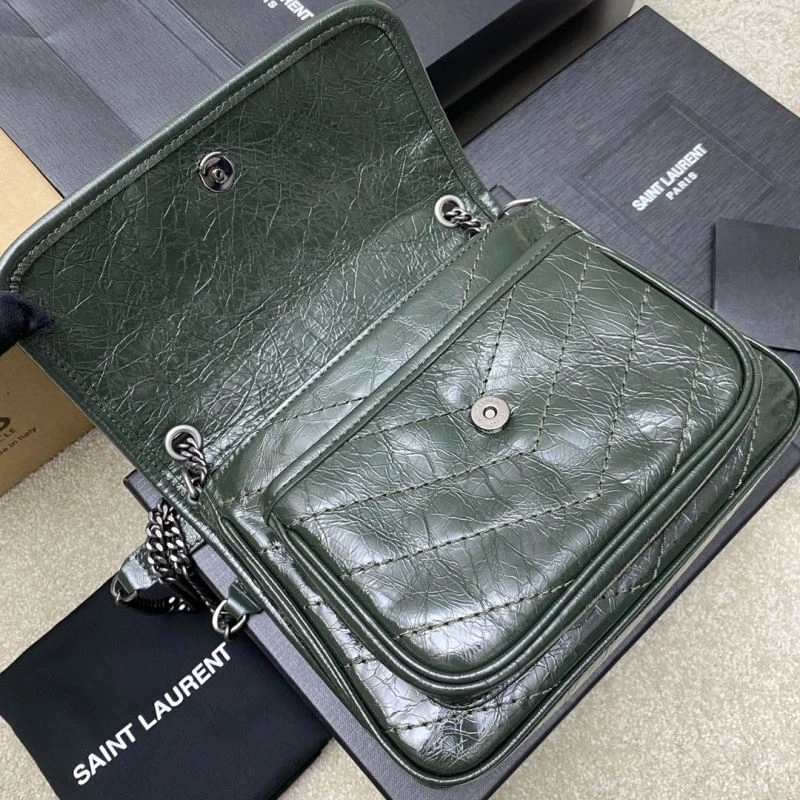 Brand-authenticated YSL Satchel Bags