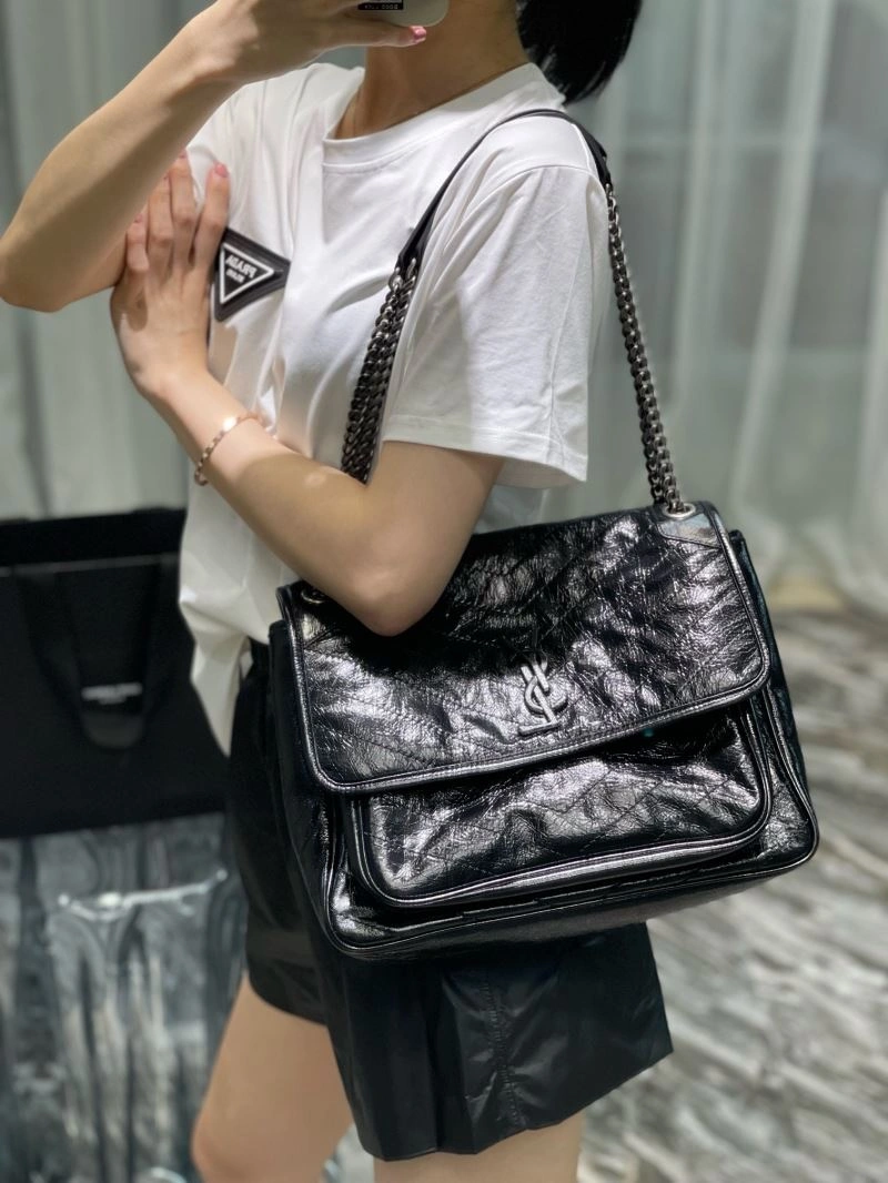 Brand-authenticated YSL Satchel Bags
