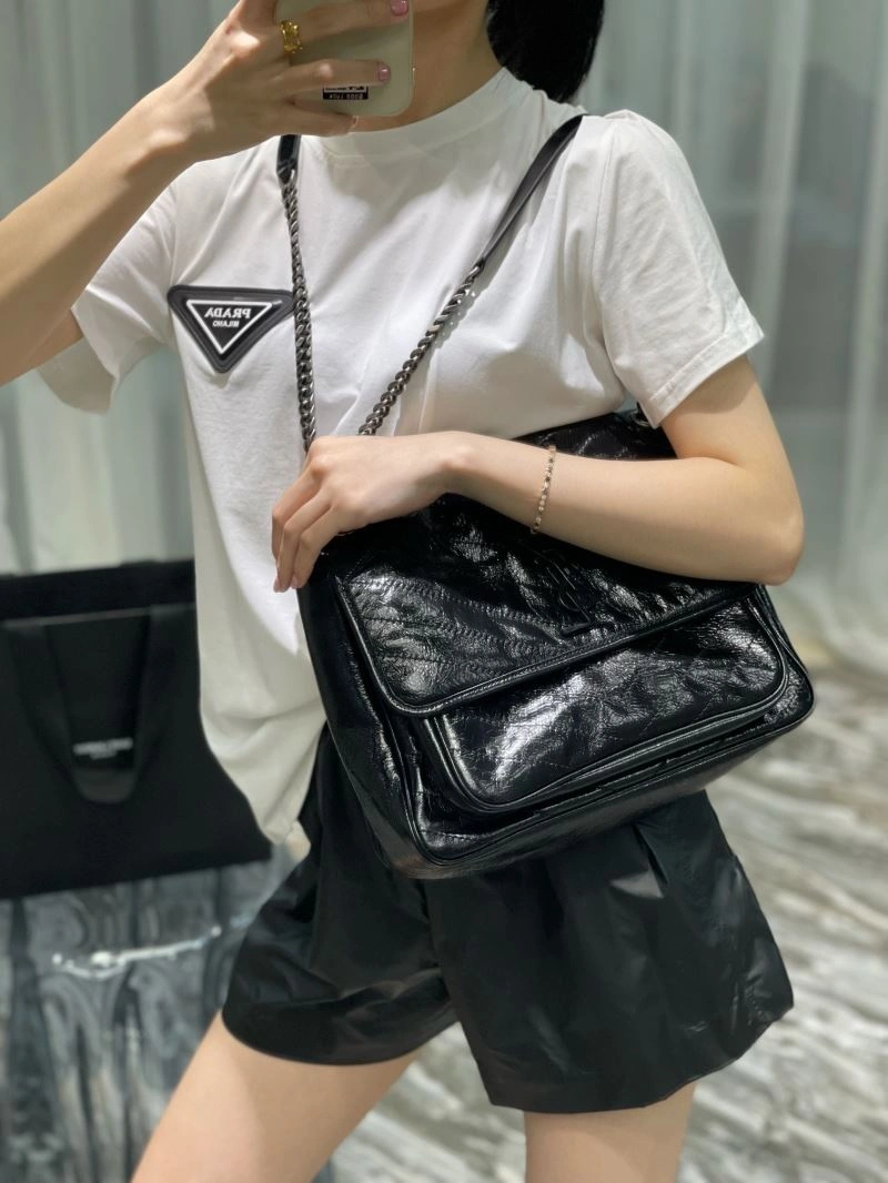 Brand-authenticated YSL Satchel Bags