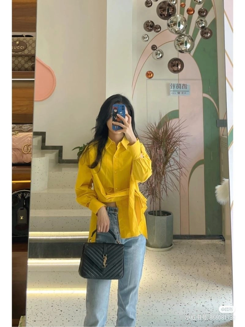 Top mirror YSL Satchel Bags