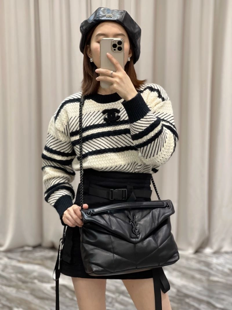 Brand-authenticated YSL Satchel Bags