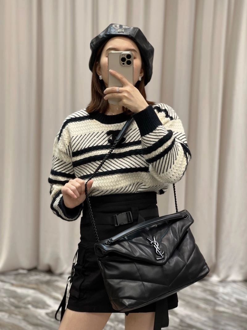 Brand-authenticated YSL Satchel Bags