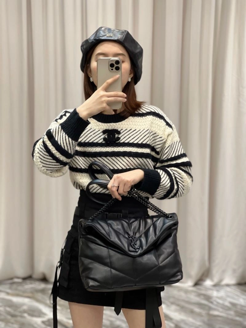 Brand-authenticated YSL Satchel Bags