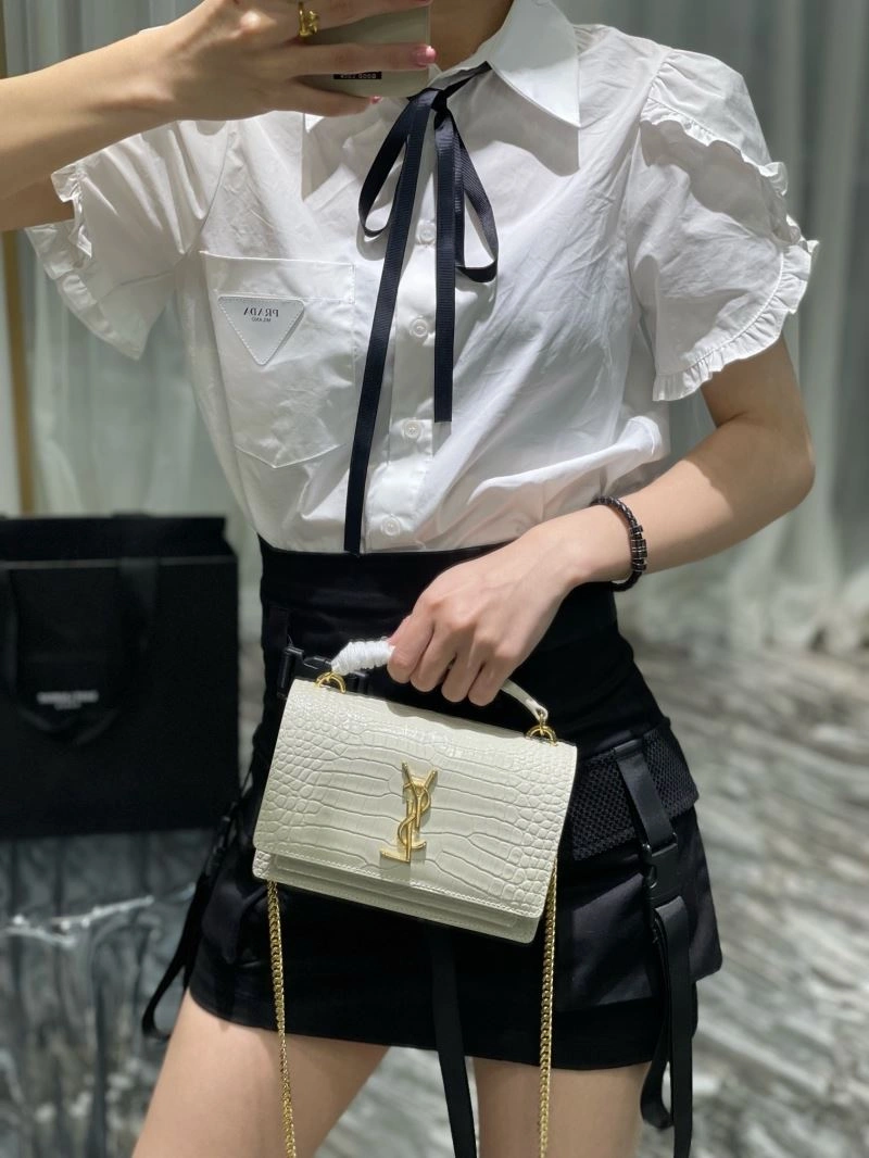 Brand-authenticated YSL Satchel Bags