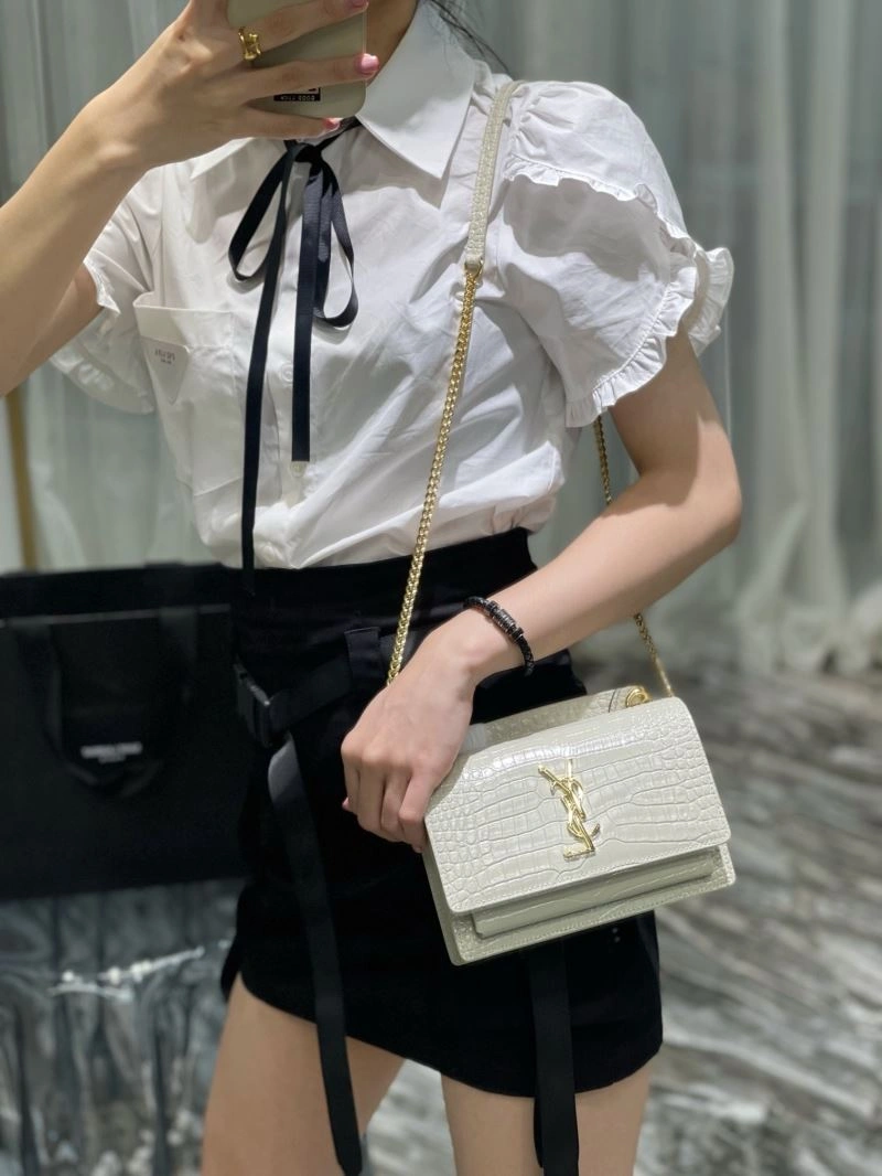 Brand-authenticated YSL Satchel Bags