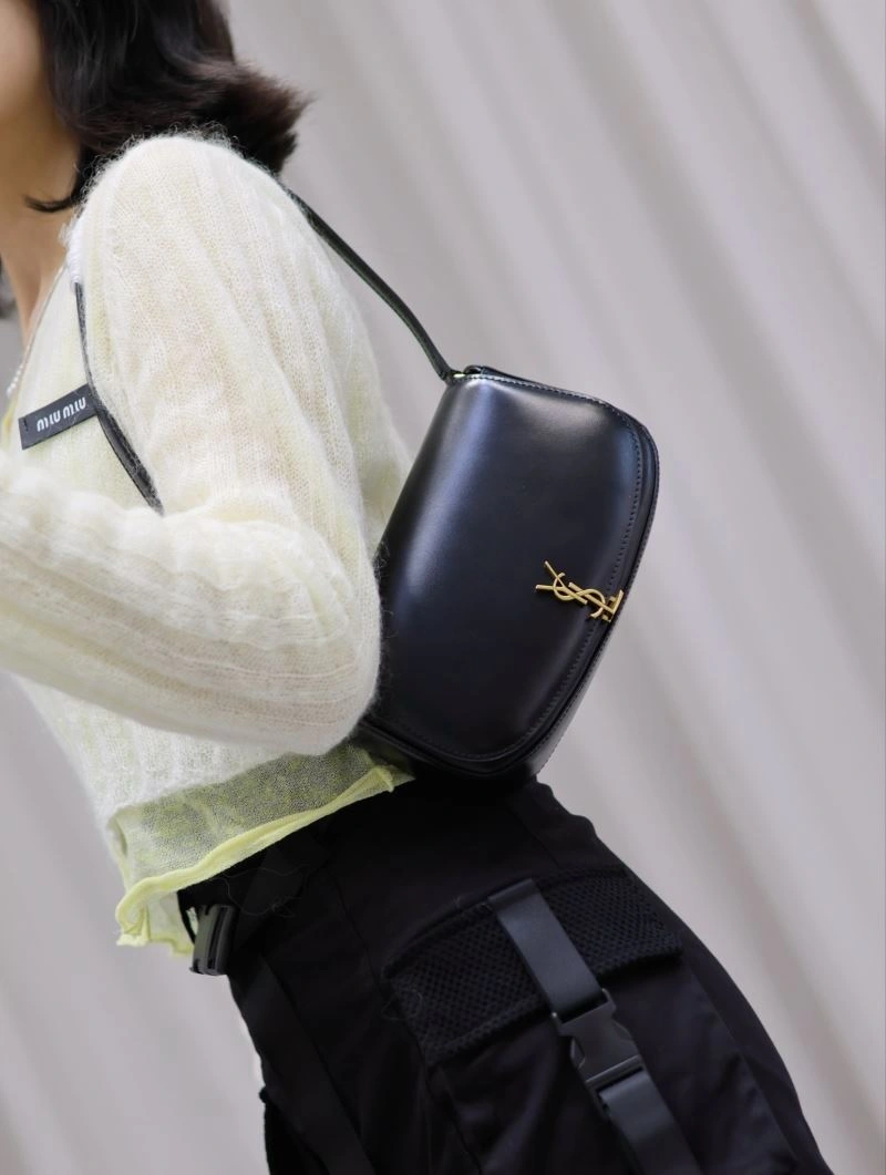 Brand-authenticated YSL Satchel Bags