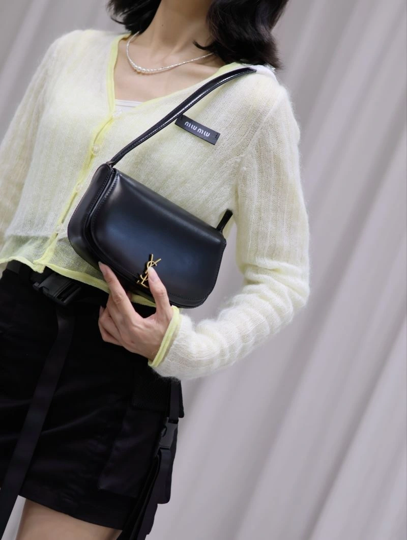 Brand-authenticated YSL Satchel Bags