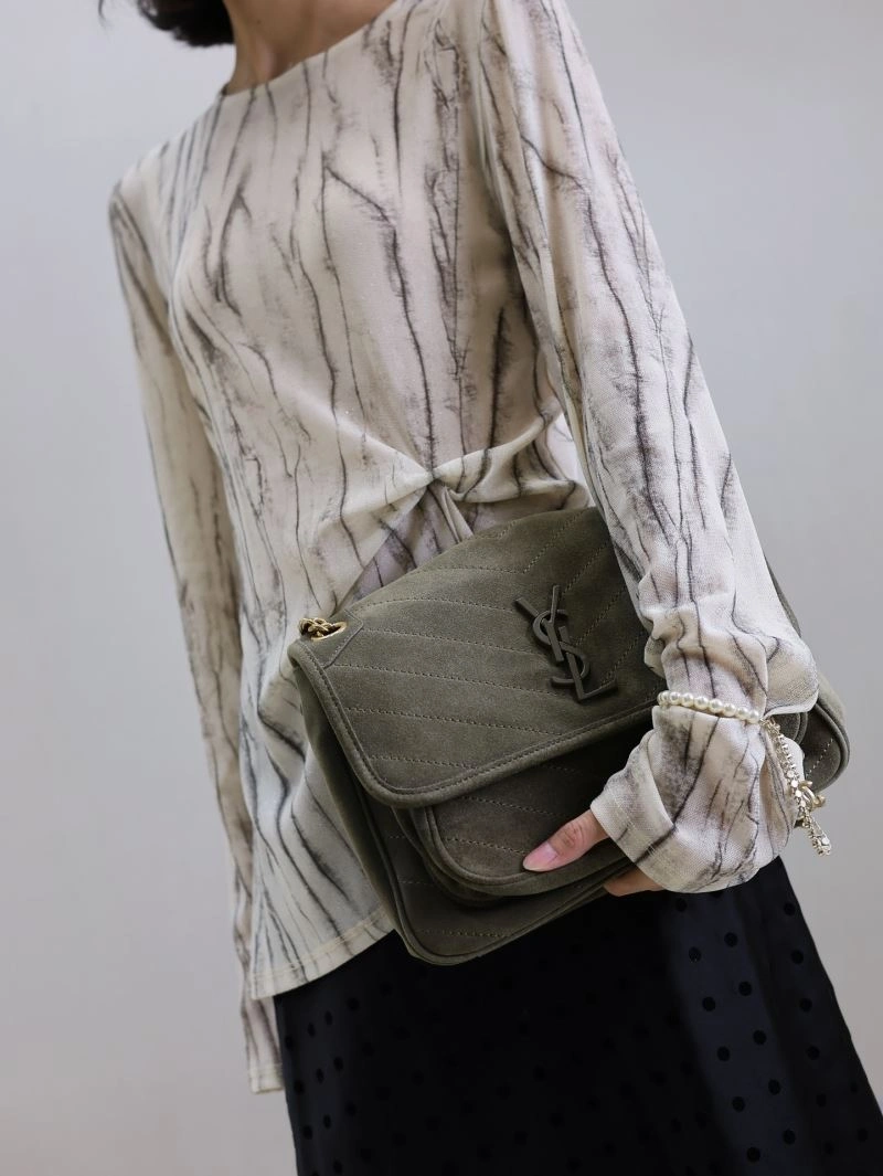 Brand-authenticated YSL Satchel Bags